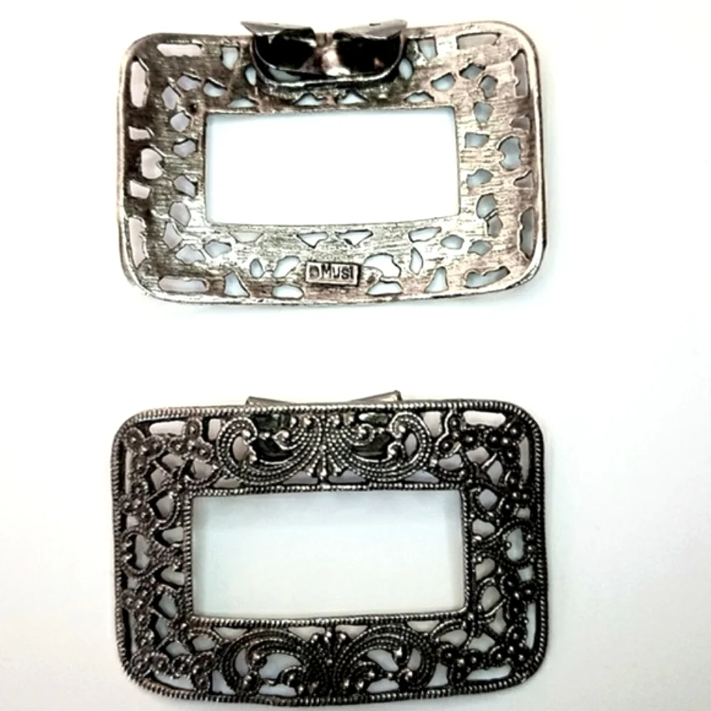 Musi | Accessories | Musi Shoe Clips Buckles Silver Filigree | Poshmark
